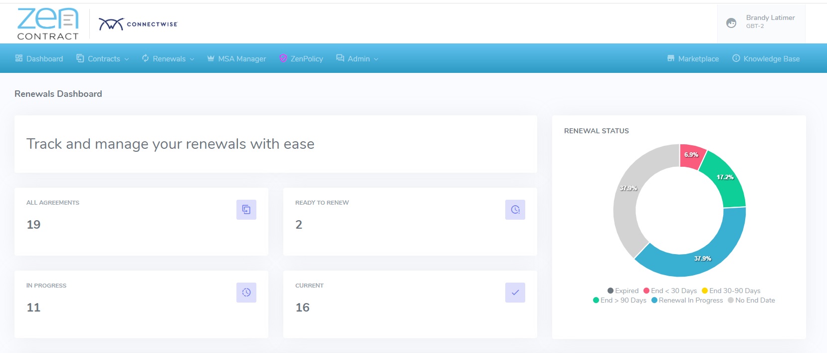 How to Filter on ConnectWise Renewals – ZenContract